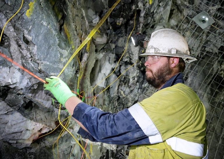 Ballarat Gold Mine Blasting setup - Ballarat Gold Mine
